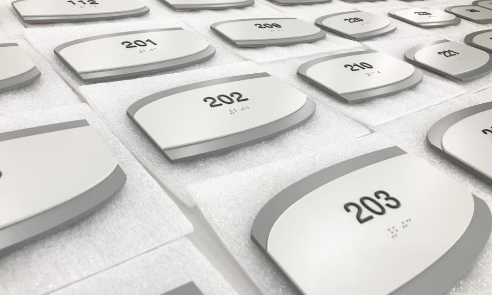 Skew Acrylic Sign Series