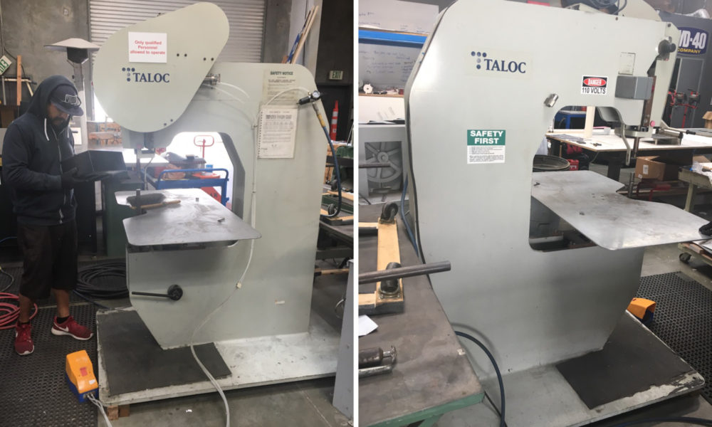 Taloc Clinching Machine - Signs of the Times