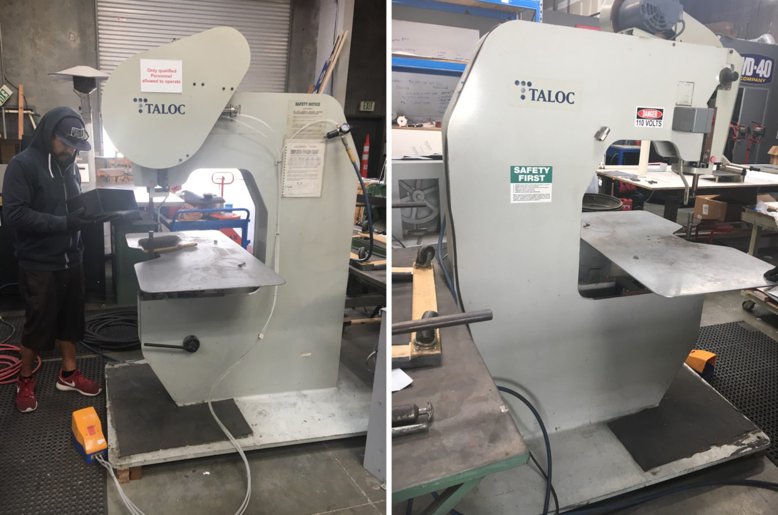 Taloc Clinching Machine - Signs of the Times