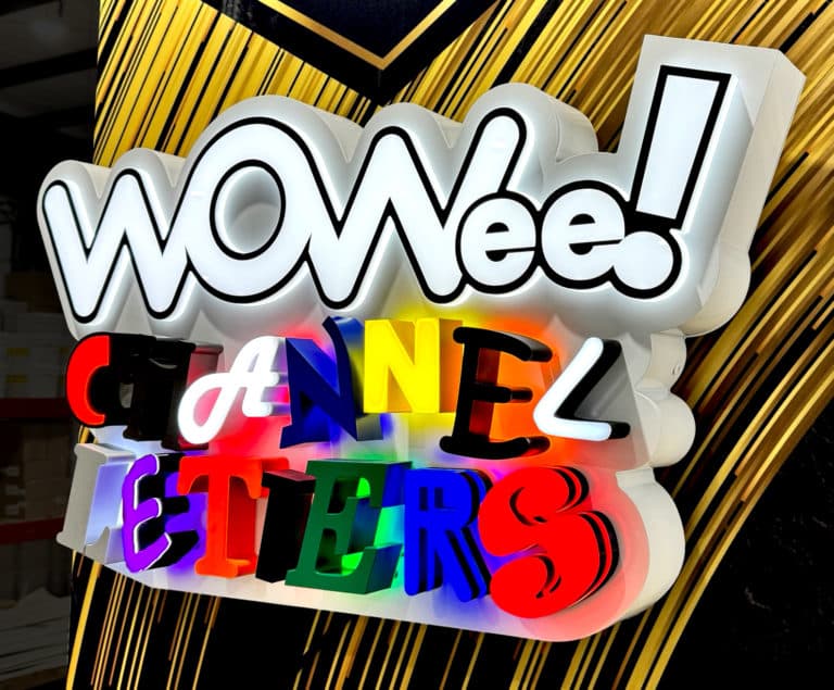 Sign Fab Announces WoWee! Channel Letters