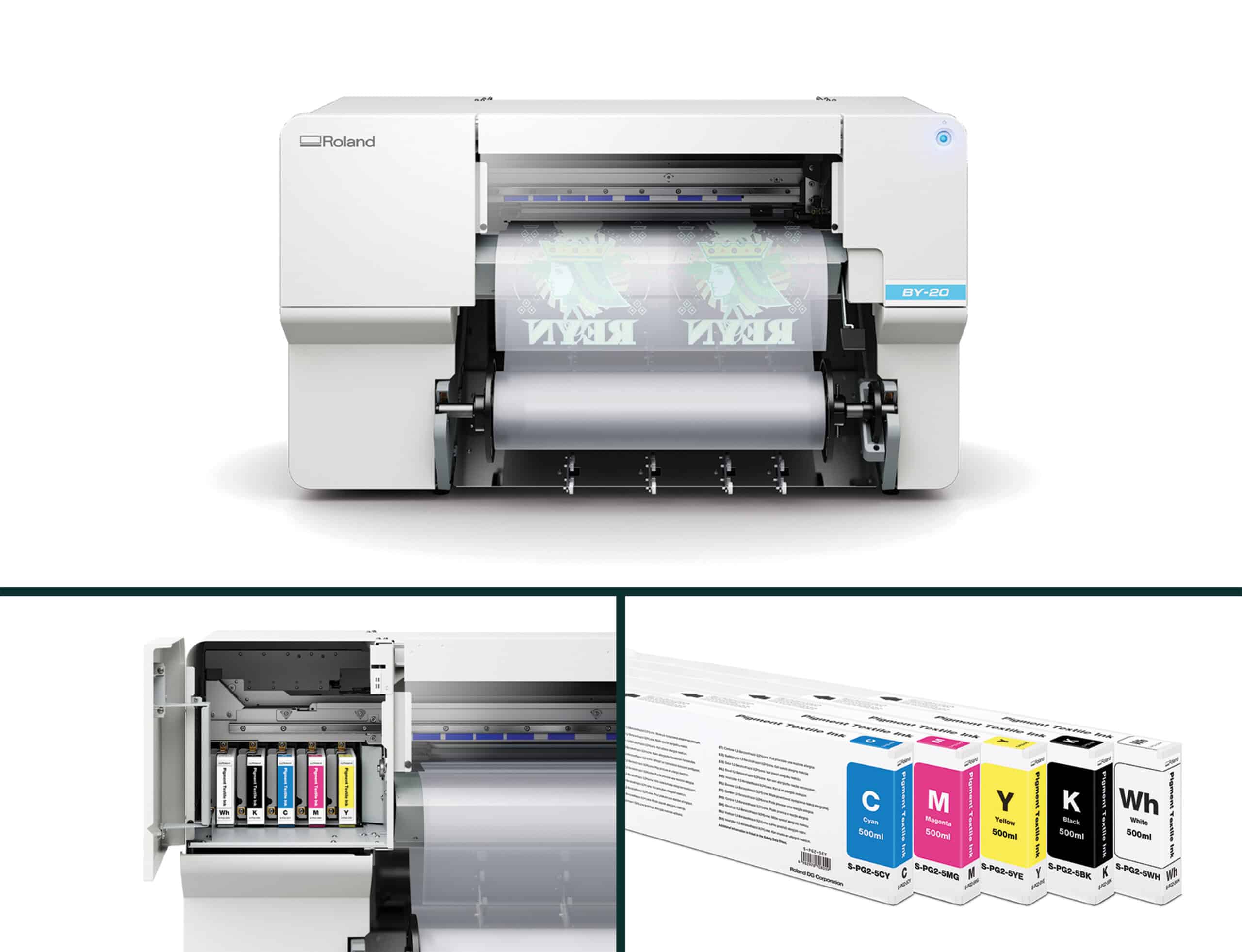 Roland DGA Adds New Ink and Functions to BY-20 DTF Printer