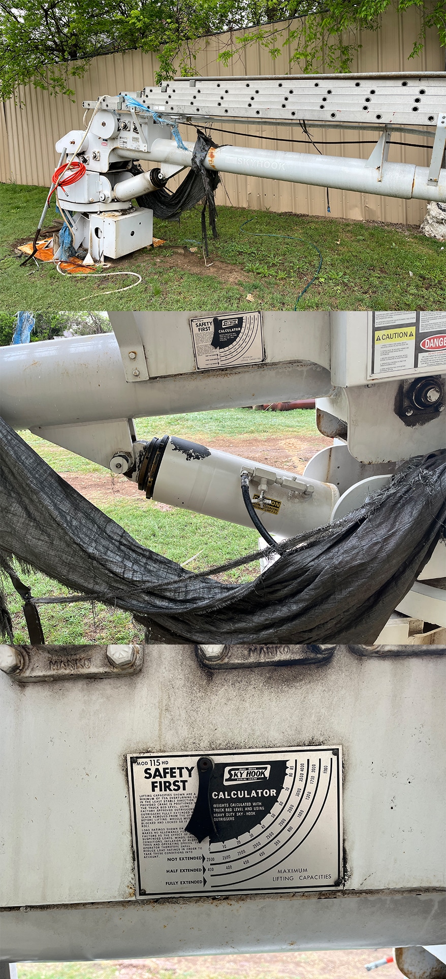 Skyhook 115’ Crane With Ladders - Signs of the Times